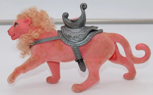 1985 SHE-RA PRINCESS of Power Catra's Lion CLAWDEEN floqué avec selle ...