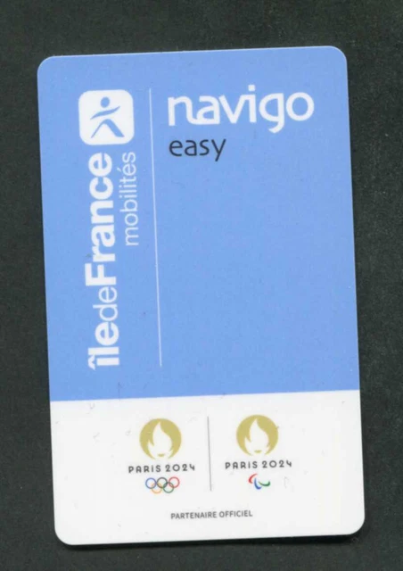 NAVIGO EASY (PARIS Metro Ticket) "Paris 2024" RATP/SNCF Metro Card £13. ...