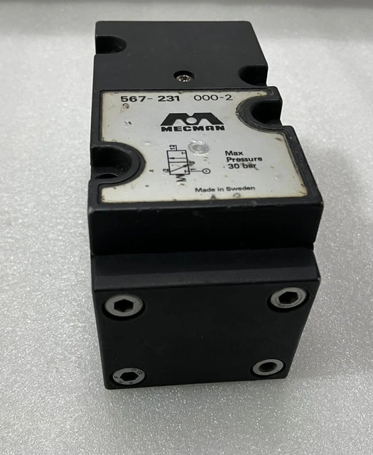 REXROTH MECMAN 5672310002 Aventics 30-Bar Pneumatic Directional Valve £ ...