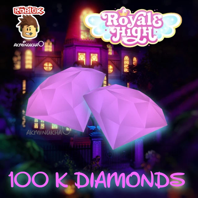 ROYALE HIGH DIAMONDS 100K Roblox LIVRAISON INSTANTANÉE fiable EUR 6,66 ...
