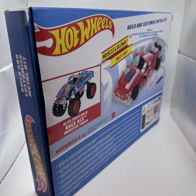 HOT WHEELS BUILD Customise Muscle Race Car / Monster Truck Vehicle ...