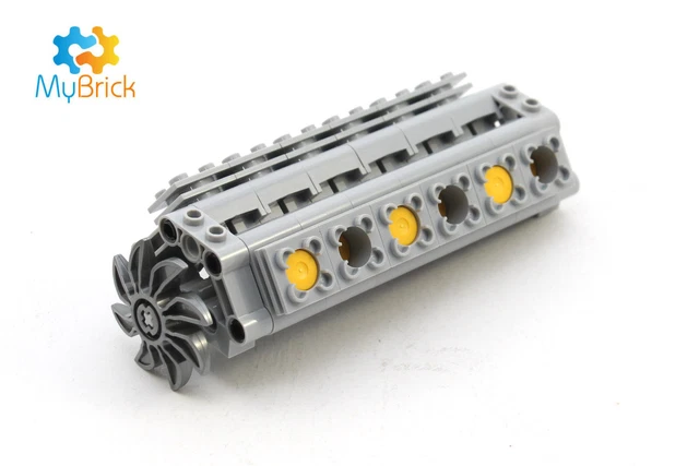 LEGO® TECHNIC - V12 cylinder engine with crank, pistons, fan - Posted ...