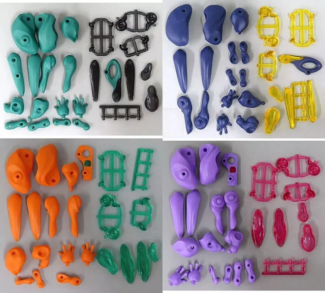 LOT DE 4 mini figurines FORM Series Rabbit Void 2.0, jouet capsule 125 ...