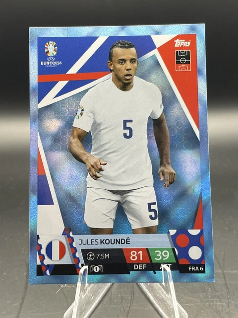 CRISTALLO JULES KOUNDE Match Attax EURO 2024 Germania Euro 24 Francia ...