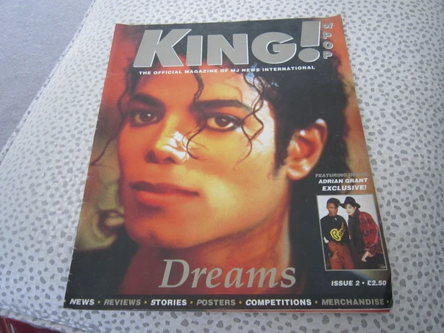 MICHAEL JACKSON ,KING of pop magazine issue 2 ,1995 ,with off the wall ...