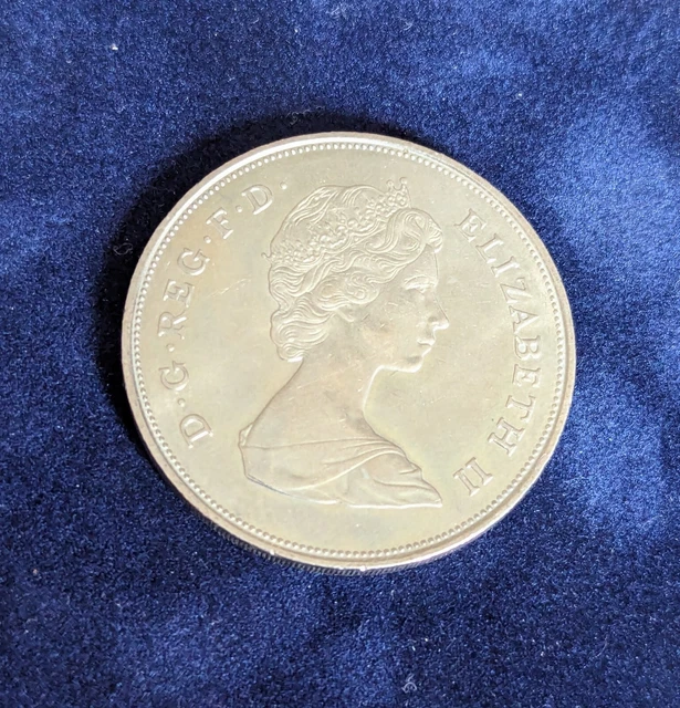 1981 25P CROWN COIN THE ROYAL WEDDING OF PRINCE CHARLES & LADY DIANA ...