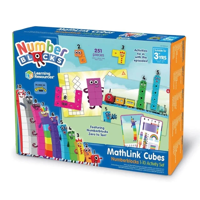 NUMBERBLOCKS MATHLINK® CUBES 1-10 Activity Set Learning Resources ...