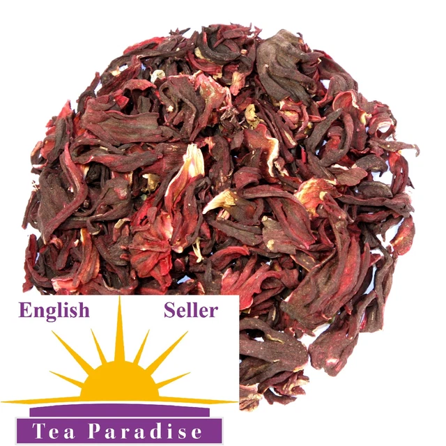 HIBISCUS DRIED FLOWERS Tea - Rosella - Lowers Cholesterol & Blood ...