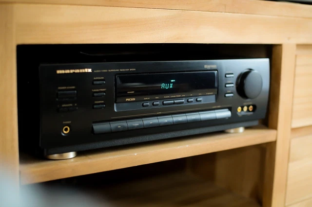 MARANTZ SR370 SURROUND Sound AV Amplifier Receiver With Remote Control ...