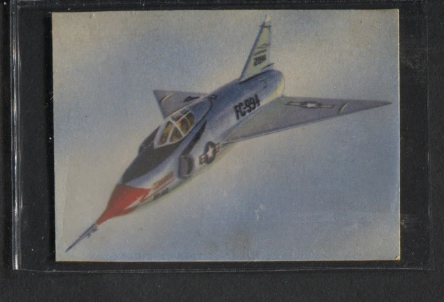CONVAIR F-102 VINTAGE Aircraft Croydon Trading Card 1950's $6.50 ...
