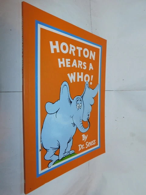 HORTON HEARS A Who? by Dr. Seuss large paperback 2012 £3.95 - PicClick UK