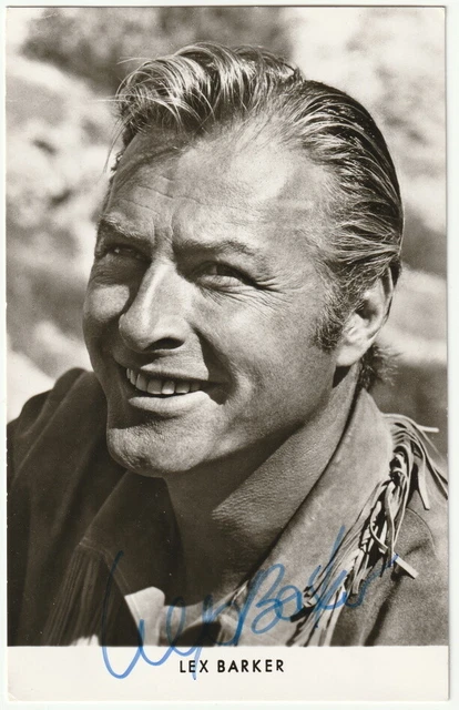 LEX BARKER - Orig. Autografo - Graphima - Winnetou - Firmato, EUR 134 ...