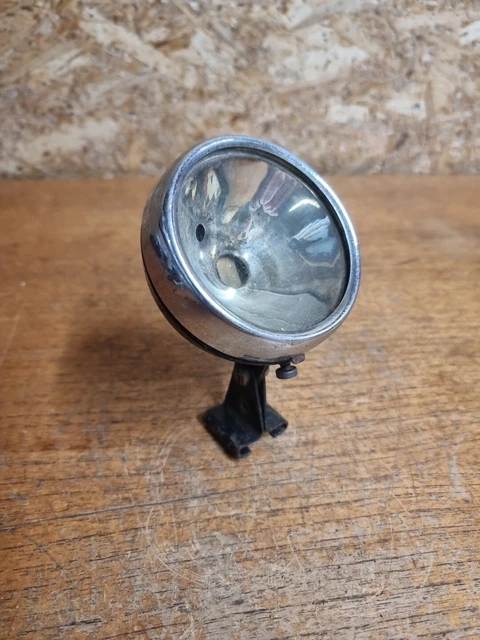 VINTAGE CYCLE MOTORCYCLE Cyclemaster Trojan Autocycle Front Light ...