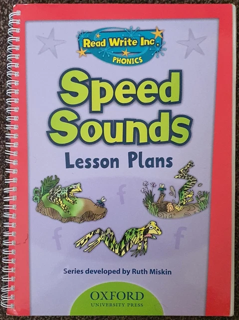 READ WRITE INC Phonics Speed Sounds Lesson Plans by Ruth Miskin (Spiral ...