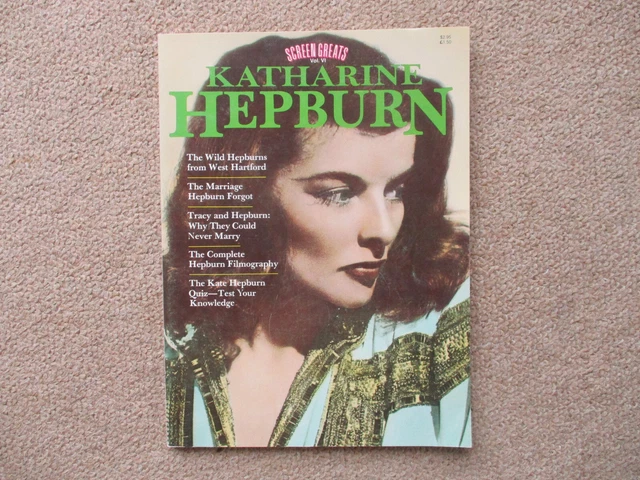 KATHERINE HEPBURN - Screen Greats series - Vol 6 - Tribute magazine ...