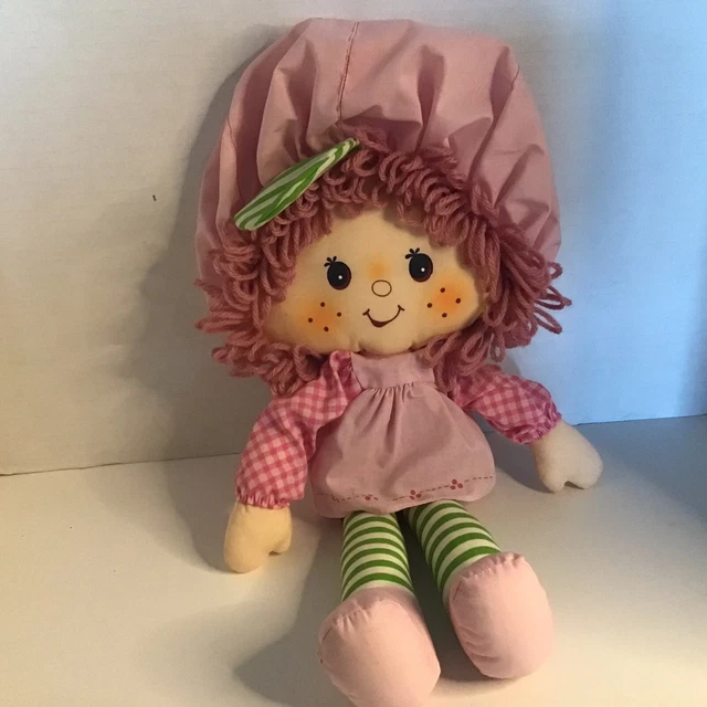 VINTAGE KENNER STRAWBERRY Shortcake Raspberry Tart Plush Rag Doll 1981 ...