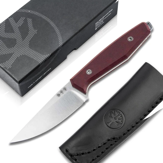 BÖKER DAILY KNIVES AK1 Droppoint Richlite Redstone Messer Feststehend ️ ...