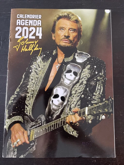 CALENDRIER AGENDA 2024 Johnny Hallyday EUR 4,00 - PicClick FR