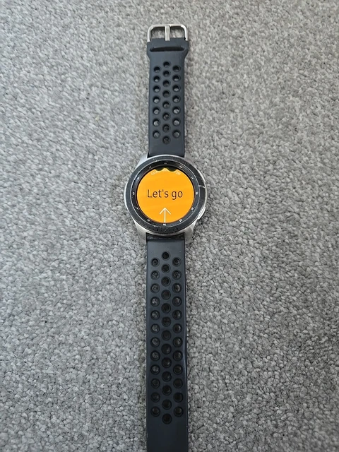 SAMSUNG GALAXY WATCH SM-R800, silver, 46mm, Wi-Fi *read Description* K8 ...