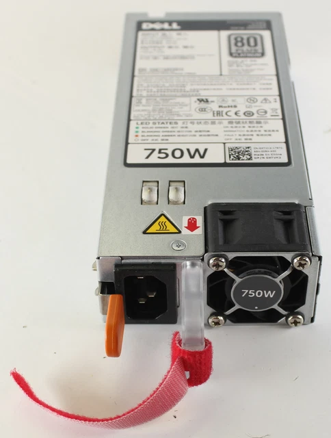 DELL 750W MODULAR Redundant Power Supply Unit PSU 80Plus Platinum XTVK2 ...