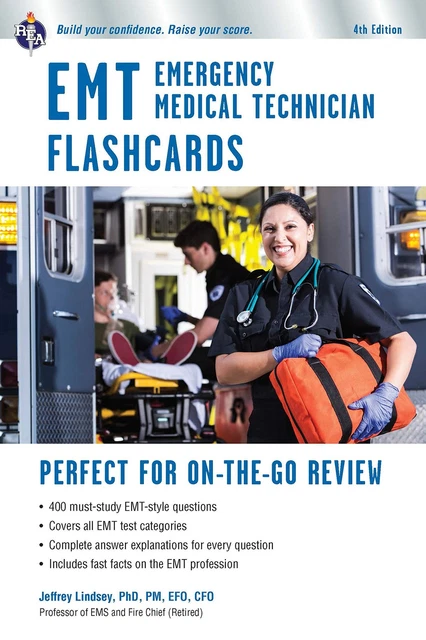 EMT FLASHCARD BOOK, 4th Ed. (EMT Test Preparation) £5.92 - PicClick UK