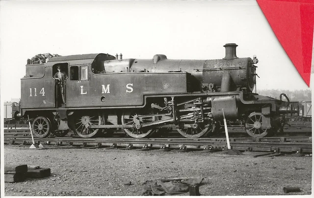 LMS LIVERY - Stanier Class 3 - 2-6-2T No. 114 - Vintage Image - # L3248 ...