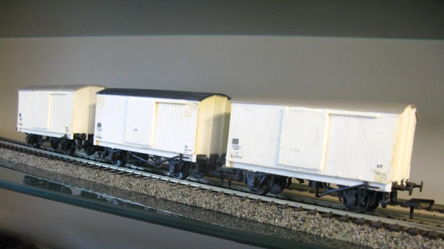 OO FINESCALE (3) Kit Built Parkside Pc56 Br/Lner 10 Ton Fish Vans (Lot ...