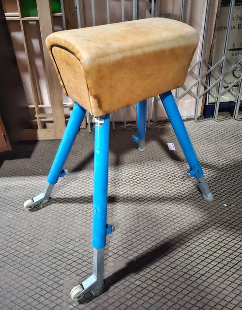 DDR BOCK SPRINGBOCK Sportgerät Sportunterricht Leder Turnbock ...