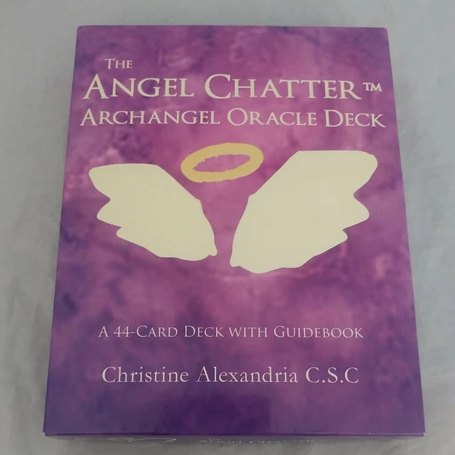 THE ANGEL CHATTER Archangel Oracle Deck~Cards & Guidebook~Christine ...