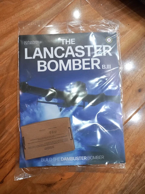 HACHETTE BUILD THE Lancaster Bomber Model,#31,Scale 1:32,Create,Build ...