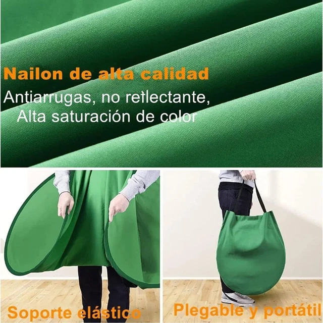 GREEN SCREEN BACKDROP, 142Cm Diameter round Green Chair Backdrop ...