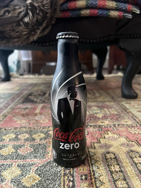JAMES BOND 007 SKYFALL sealed Coca Cola Zero Coke Aluminium Bottle 2012 ...
