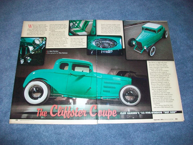 1932 Ford 5 Window Fenderless Hot Rod Deuce Article The Cliffster