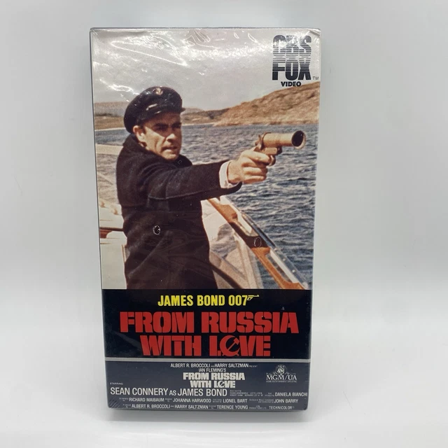 FROM RUSSIA WITH Love VHS, James Bond 007, Sean Connery Factory Sealed ...