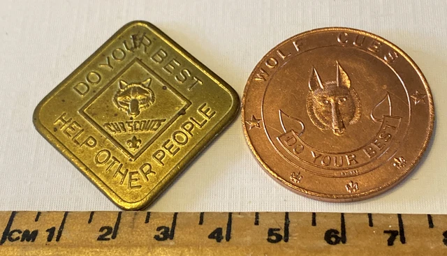 VINTAGE WOLF CUB/ Cub Scout Tokens $13.27 - PicClick AU
