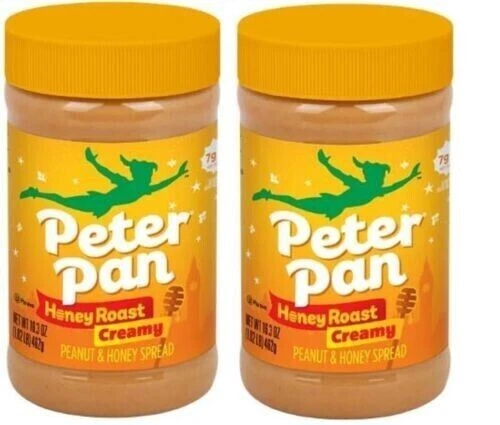 PETER PAN CREAMY Honey Roast Peanut Butter Spread 2 Pack NEW. £7.52 ...