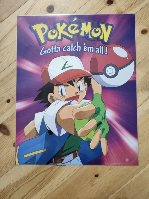 ORIGINAL POKEMON POSTER "Gotta catch em all" 50x40 - 1999 Nintendo ...