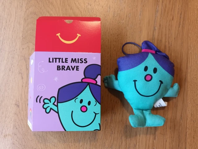 MCDONALDS LITTLE MISS Brave Happy Meal Mr Men Toy Figure Kids Boys ...