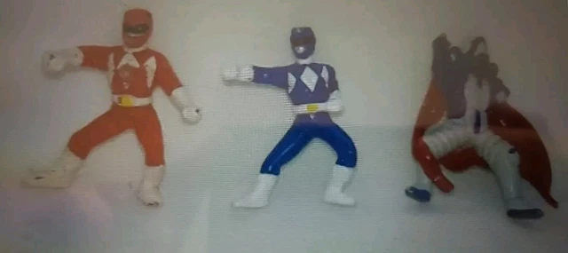 BD 3FIGURINES PERSONNAGES power rangers kinder film movie games jeu ...