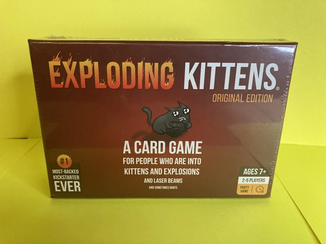 EXPLODING KITTENS ORIGINAL Edition Card Party Game New Sealed 2021 ...
