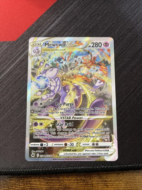 POKÉMON TCG MEWTWO VSTAR Crown Zenith: Galarian Gallery GG44/GG70 ...