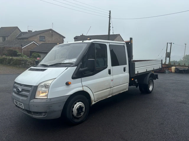 FORD TRANSIT CREW cab tipper 125 T350 Rwd £5,500.00 - PicClick UK