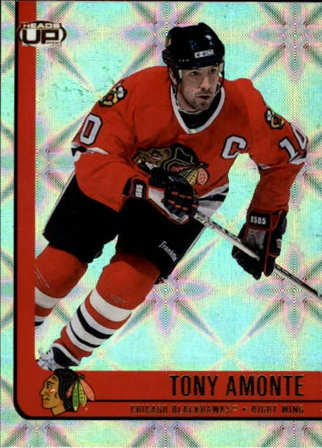 CARTE DE HOCKEY 2001-02 Pacific Heads-Up Chicago Blackhawks #18 Tony ...
