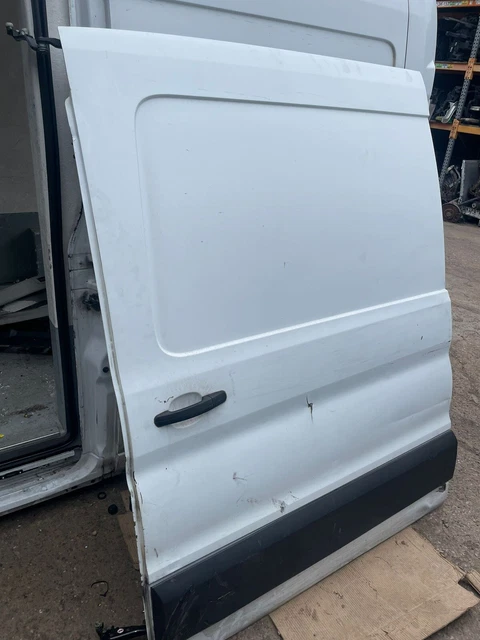 FORD TRANSIT MK8 Passenger Left Side Sliding Door In White 2016 £280.00 ...
