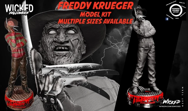 FREDDY KRUEGER HORROR Model Kit – Multiple Sizes – Iconic Pose 🔪🔥 £79. ...