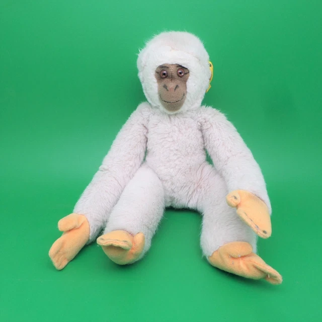 STEIFF TIER AFFE Stofftier Kuscheltier Plüschtier mit Fähnchen und ...