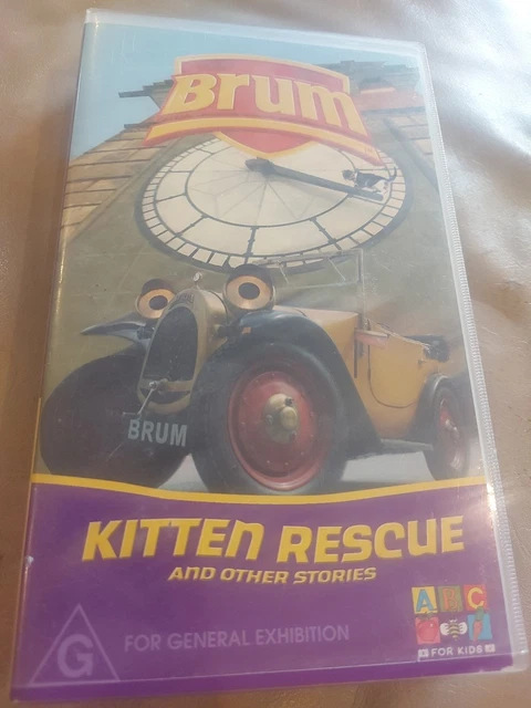BRUM ~ KITTEN Rescue ~ VHS Video Kids Children Story Classic Family G ...