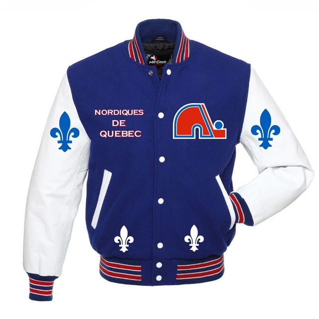 NHL QUEBEC NORDIQUES beautiful Varsity jacket $198.70 - PicClick