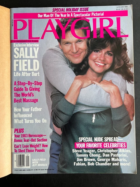 PLAYGIRL JANUARY 1983..Sally Field Interview/Nude Celebrity Layout/Gay ...