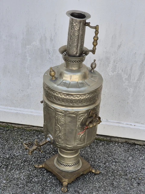 ANCIEN SAMOVAR ANCIEN SEMAVERLERI laiton EUR 80,00 - PicClick FR